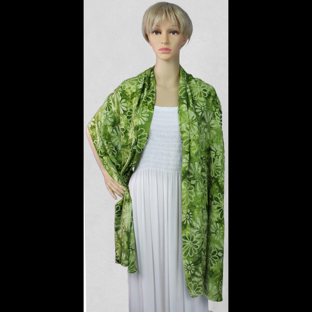 Wholesale Premium Batik Wide Scarf/Shawl