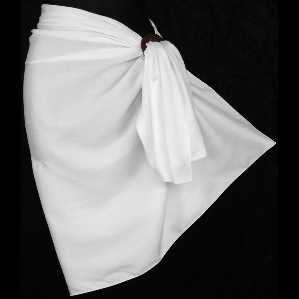 Wholesale Premium Quality White Sarongs #4